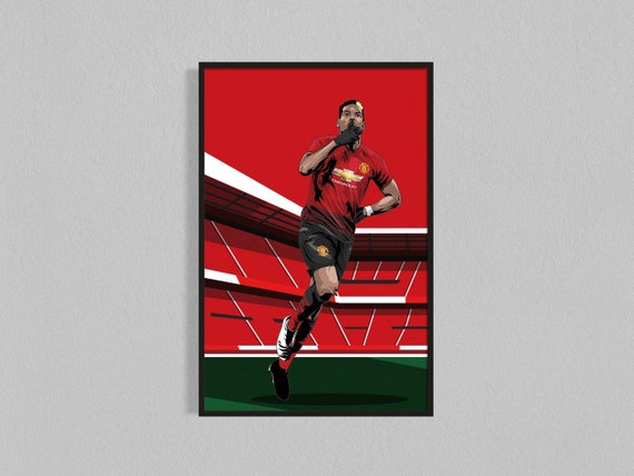 Paul Pogba Poster Wall Art Illustration Digital File - Etsy