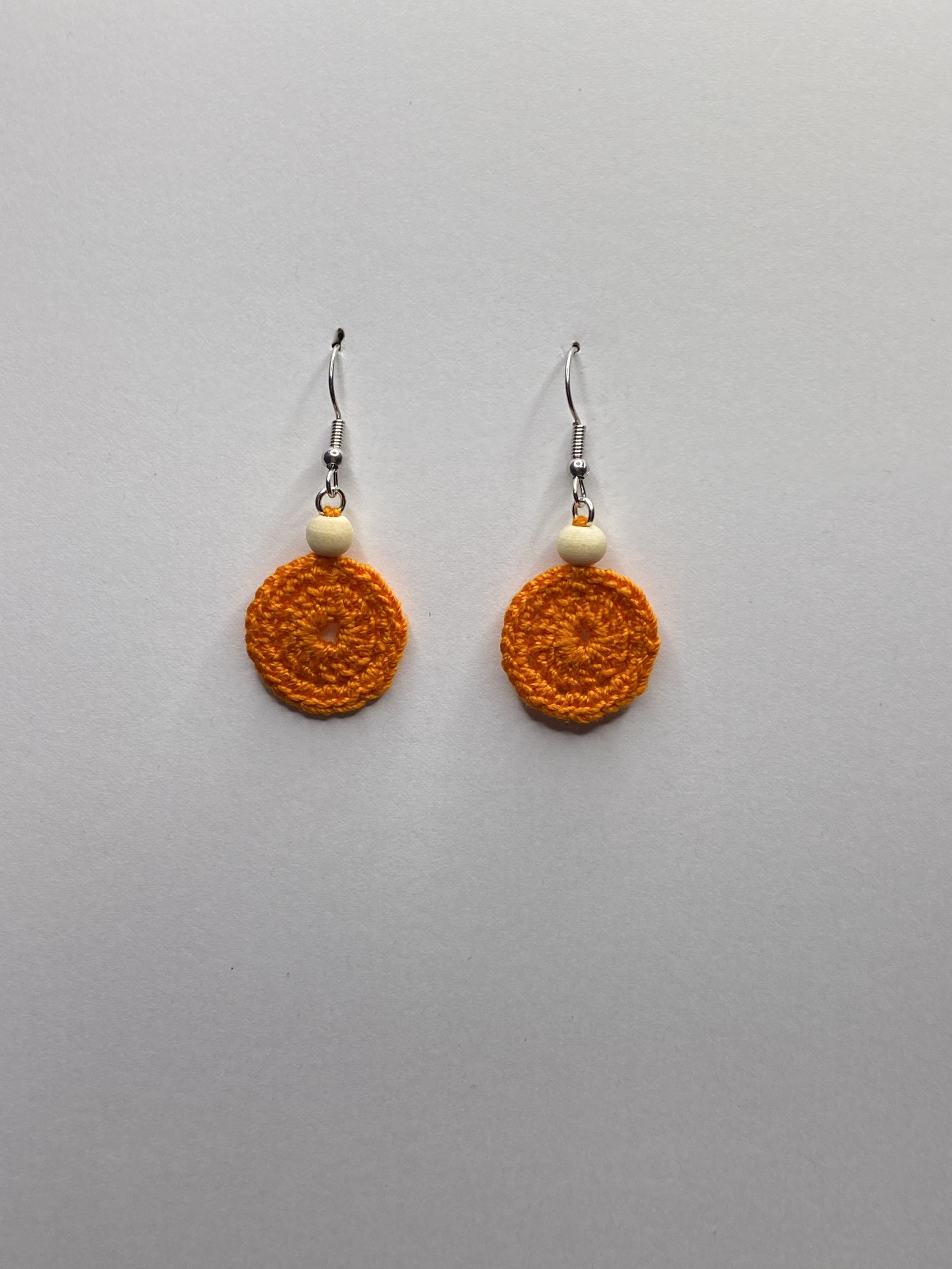 Beaded Small Circle Earrings | Crochet Earrings | Colorful | Handmade ...