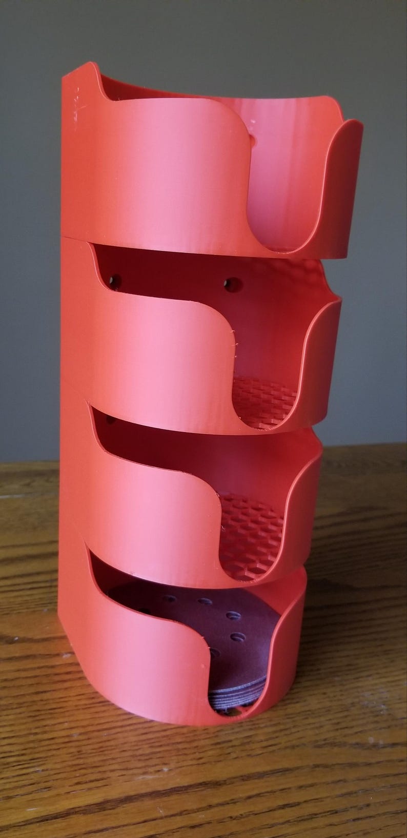 Wall Mounted or Stackable Orbital Sander Sanding Disc Holders for 5 ...