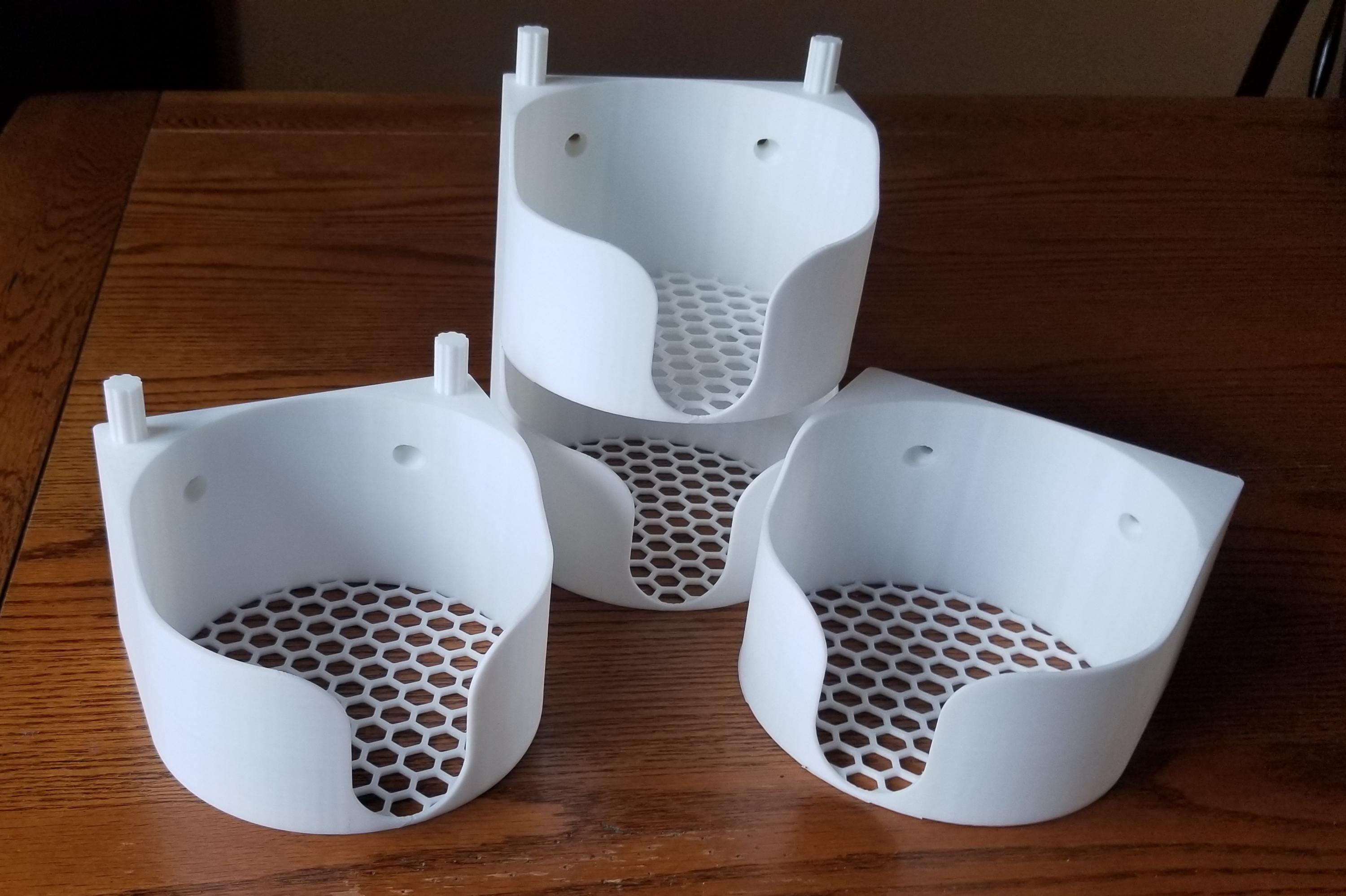 Wall Mounted or Stackable Orbital Sander Sanding Disc Holders for 5" Discs Set of 4 Choice of ...
