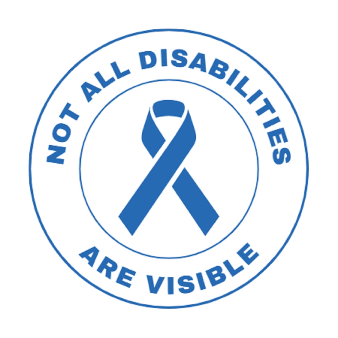 50 Not All Disabilities Are Visible Stickers - Etsy UK