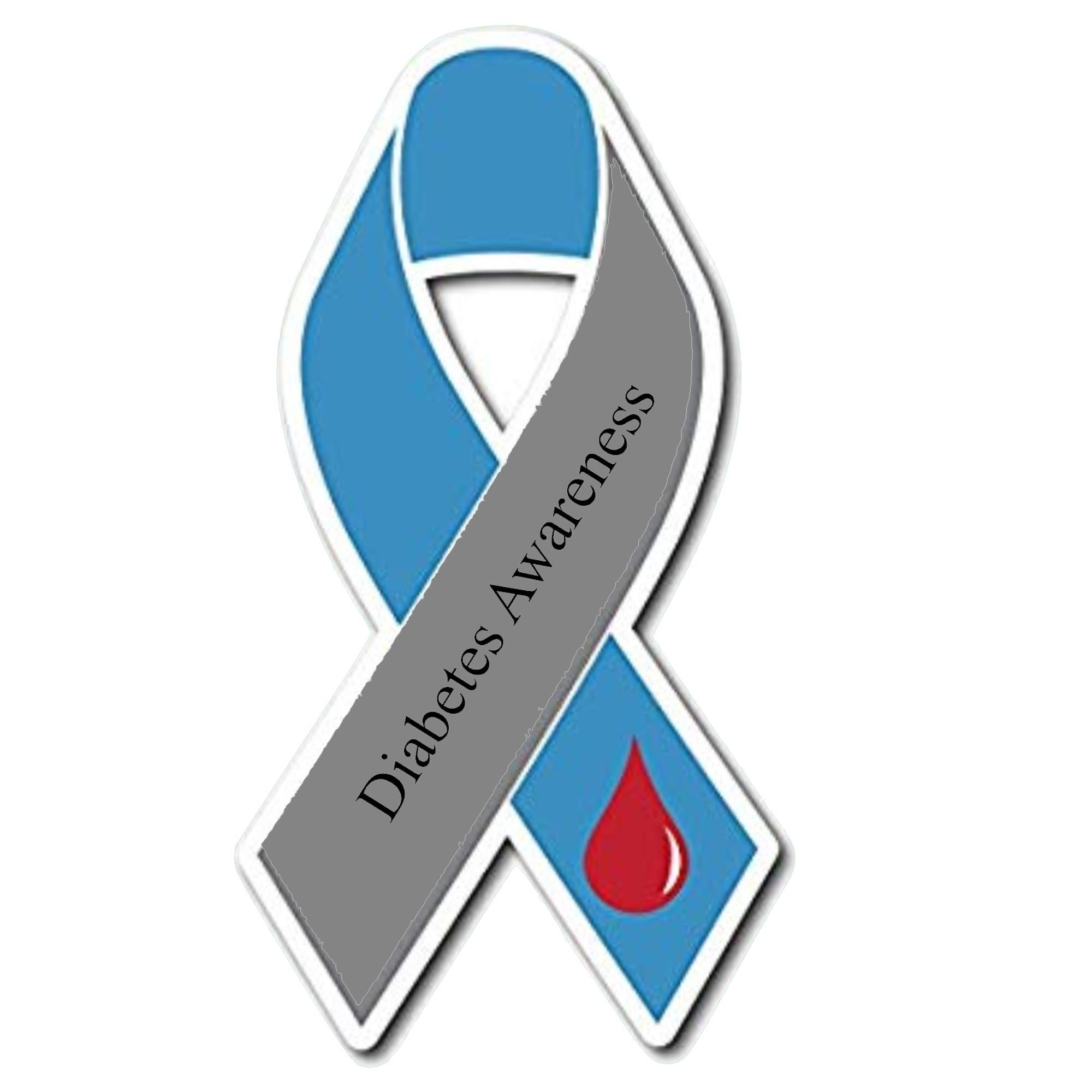 Diabetes Awareness Ribbon SVG - Etsy