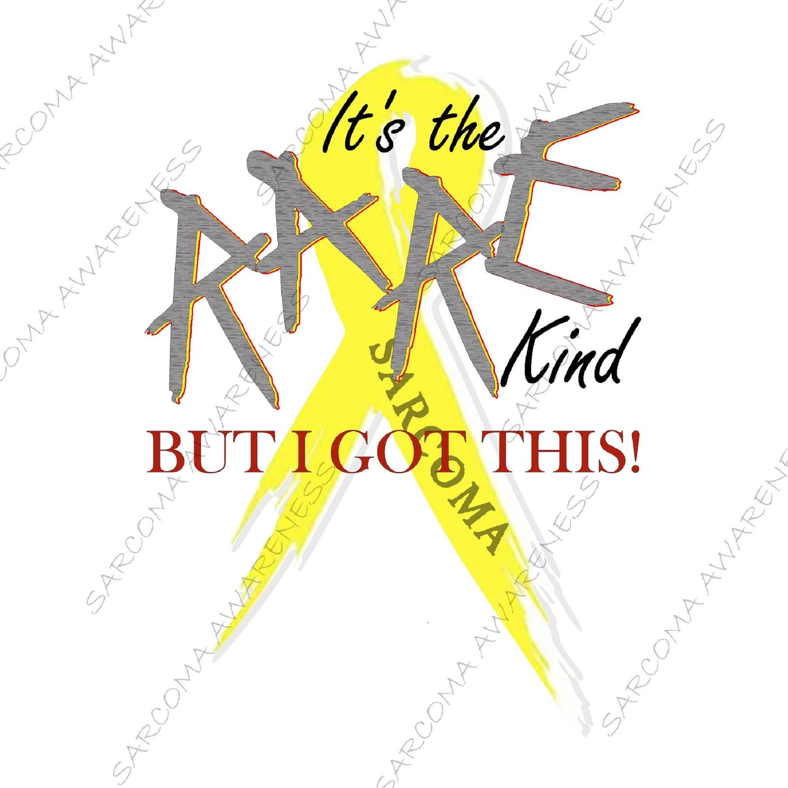 Sarcoma Awareness SVG, Bone Cancer SVG, Yellow Ribbon Awareness SVG - Etsy