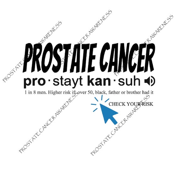 Prostate Cancer SVG Prostate Awareness Month Male | Etsy