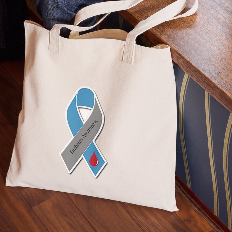 Diabetes Awareness Ribbon SVG - Etsy