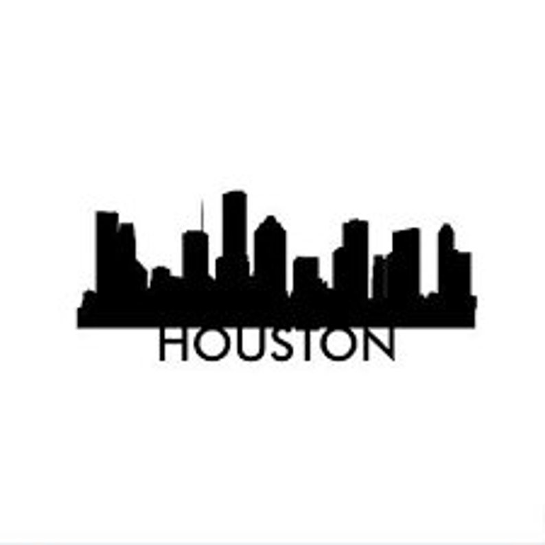 Houston Texas Decal - Etsy