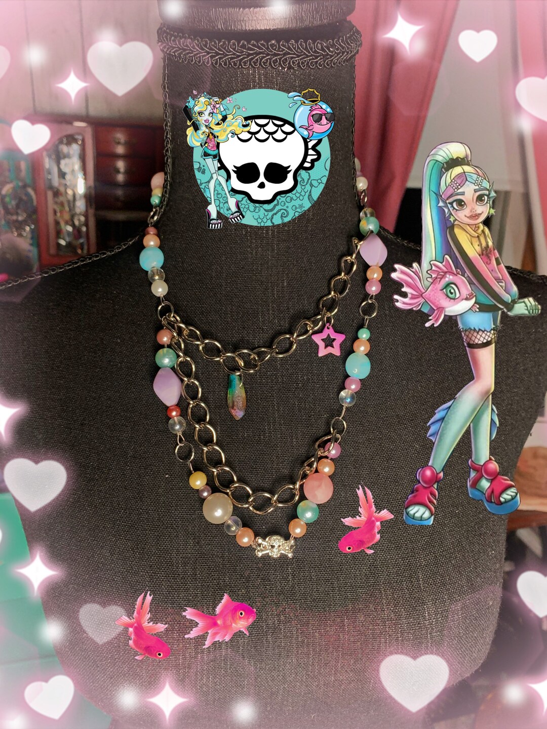 Lagoona Monster High Inspired Necklace - Etsy