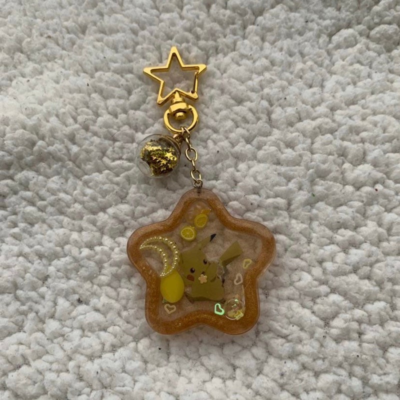 Pikachu Resin Keychain - Etsy