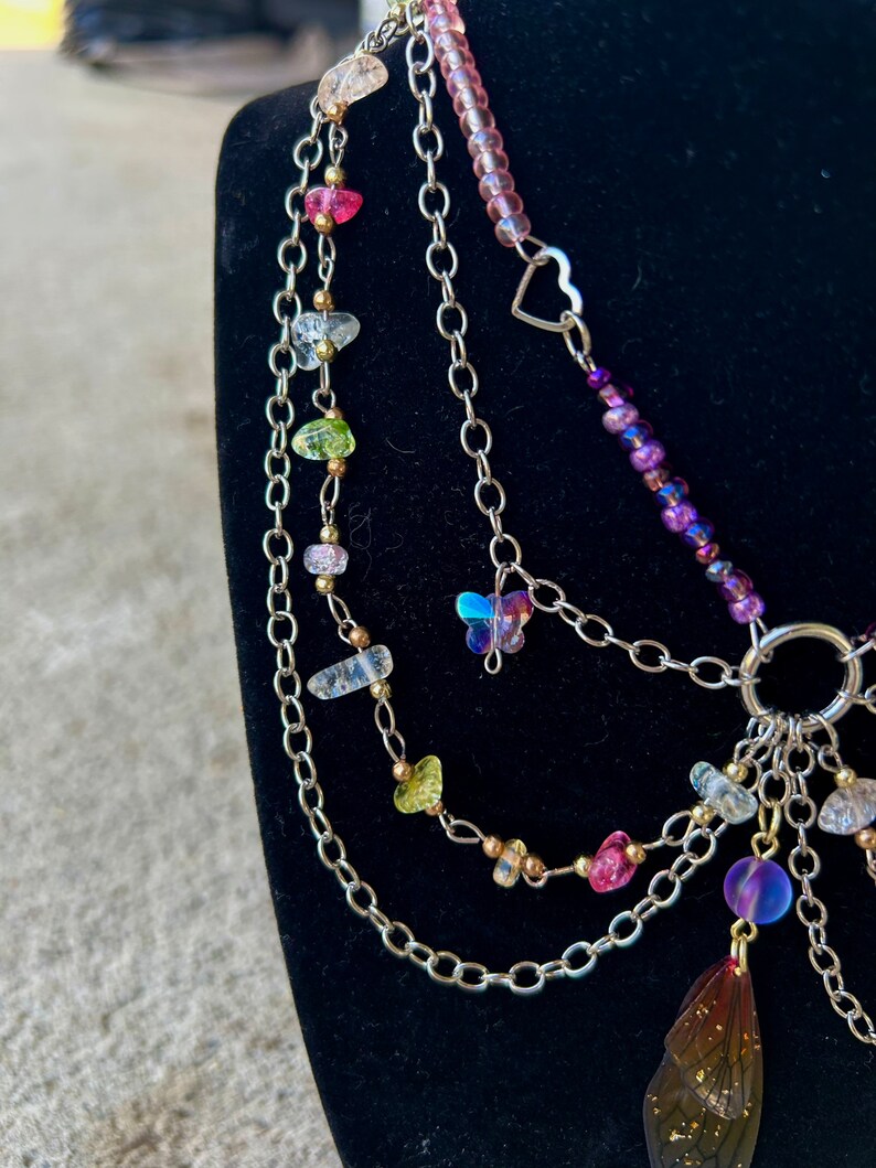 Butterfly Chain Necklace - Etsy