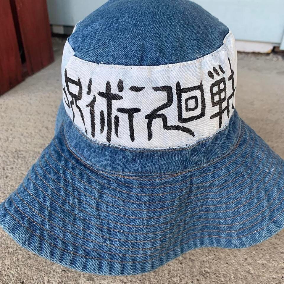 Nobara Painted Bucket Hat - Etsy