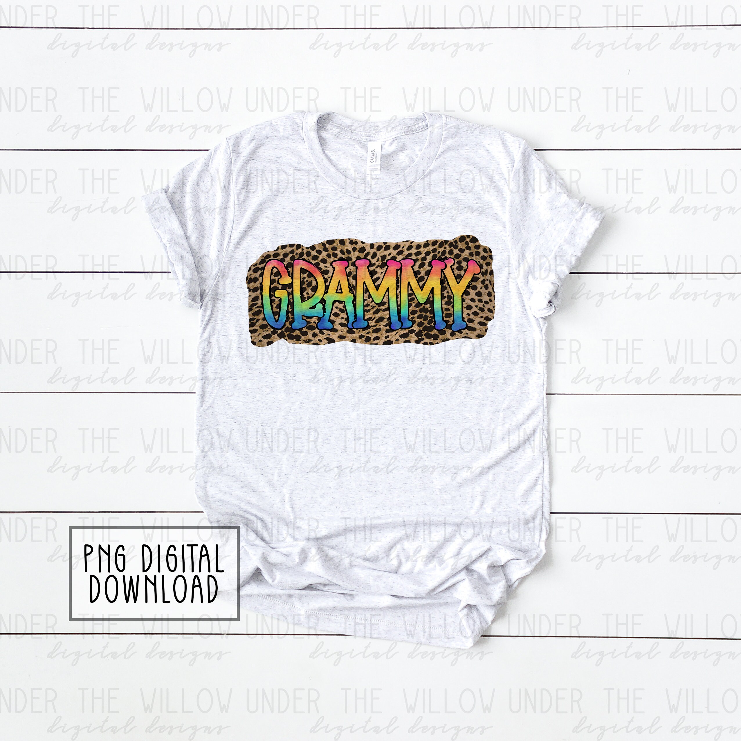 Grammy Leopard Tie Dye PNG Grandmother PNG Sublimation - Etsy