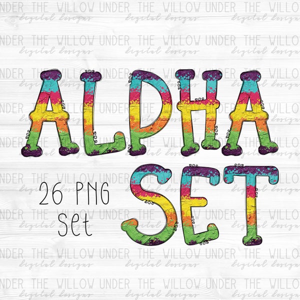 Fiesta Alphabet Letters - Etsy