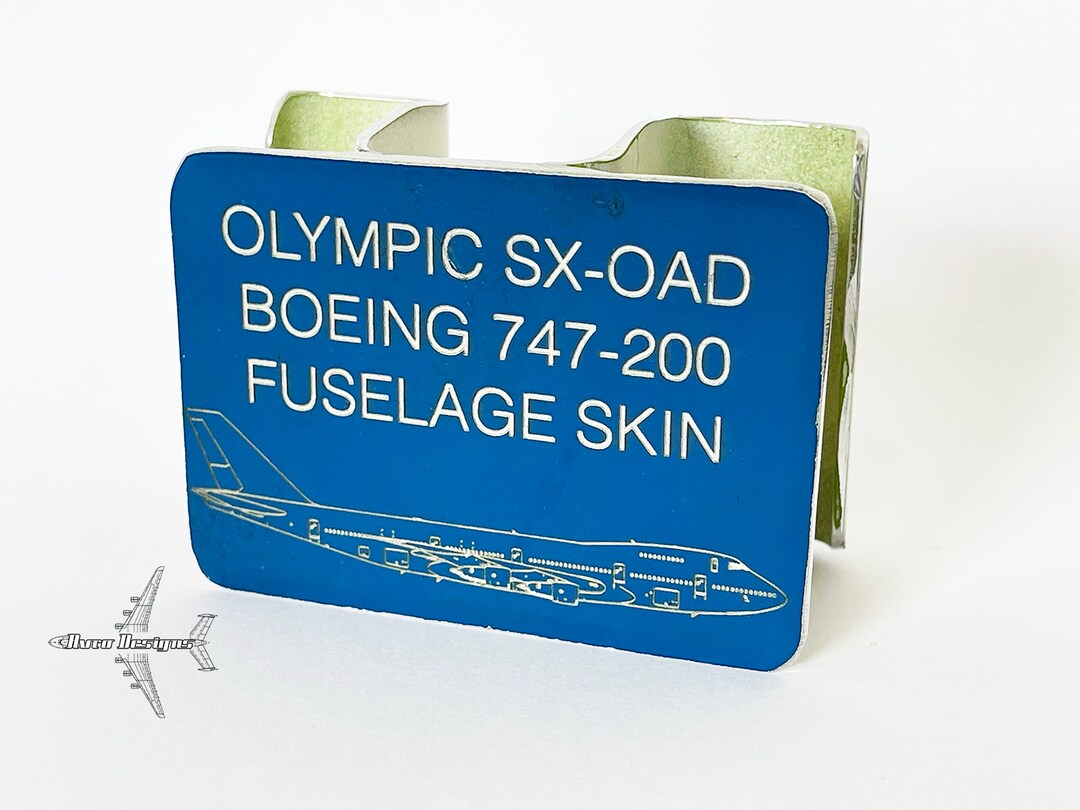 Boeing 747-200 Fuselage Skin Structure Cut Olympic SX-OAD - Etsy UK
