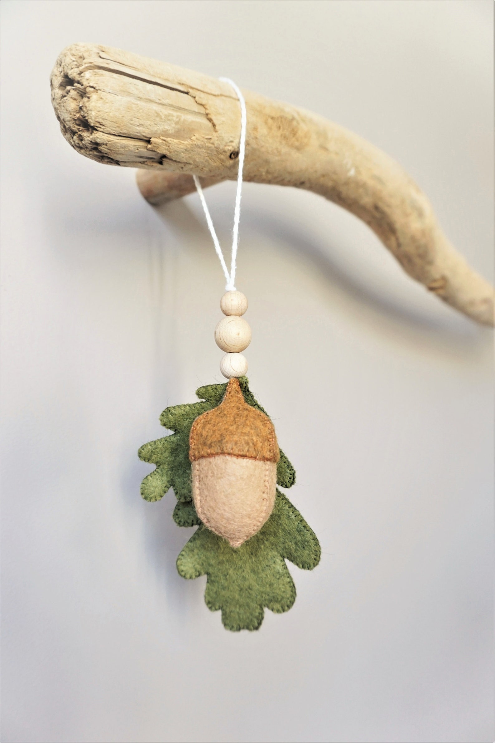 Felt Acorn Hanging Ornament: Woodland Nursery Decor - Etsy
