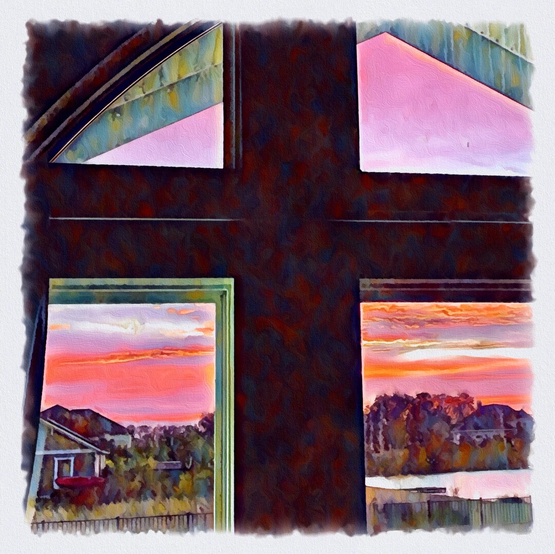 Digital Print of Cross Scenery Landscape Watercolor - Etsy