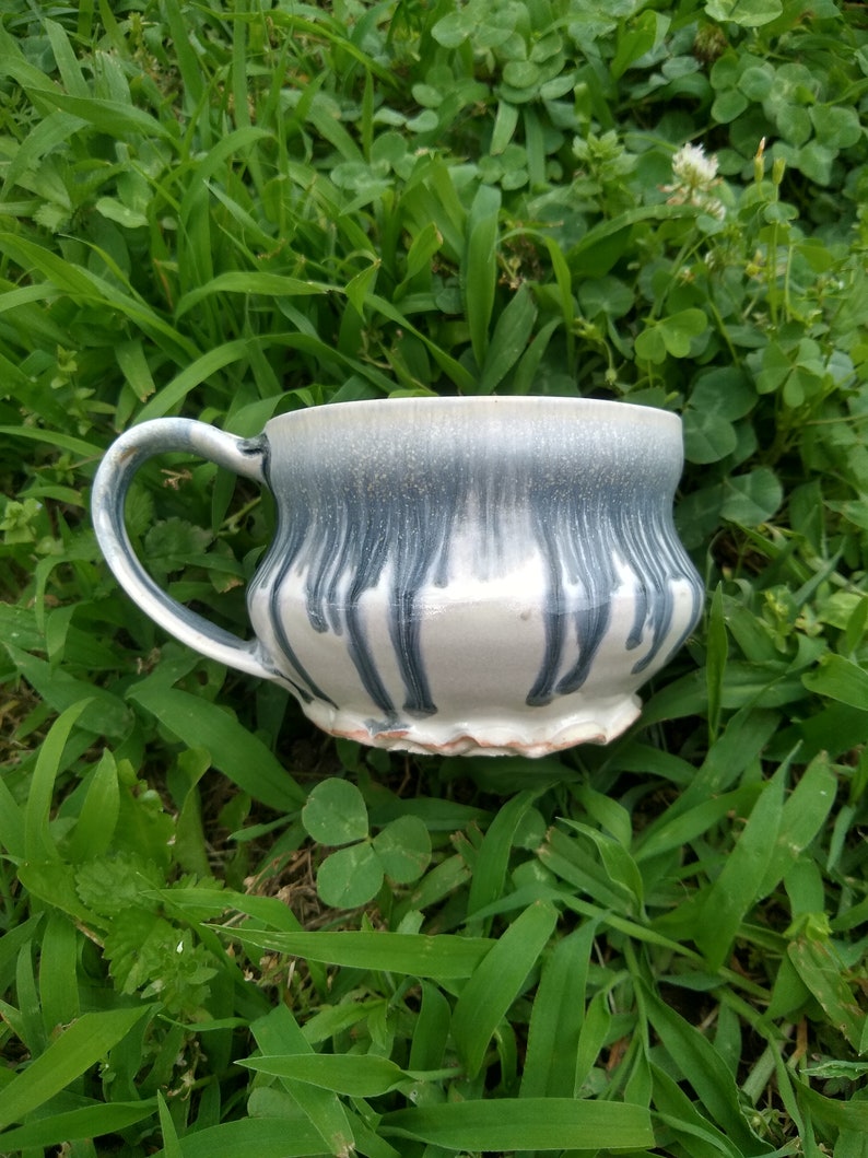 Blue Drip Mug - Etsy