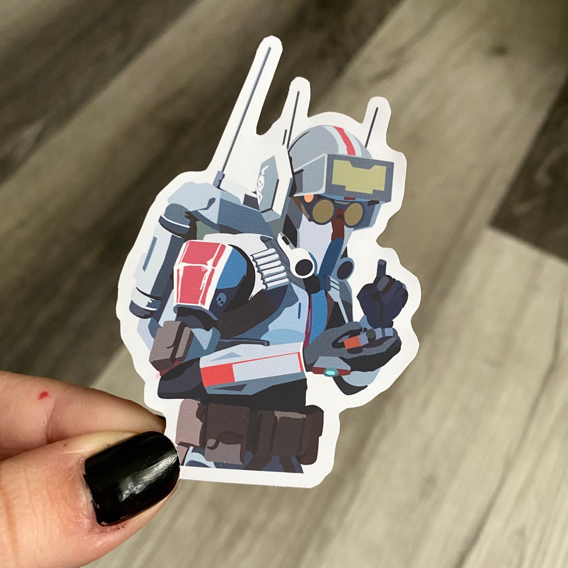 The Bad Batch: Tech Sticker Star Wars Sticker Bad Batch | Etsy