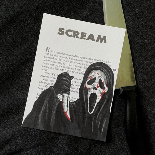 Ghostface Art - Etsy