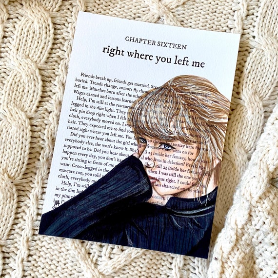 PRINT Right Where You Left Me Acrylic Painting Art & Collectibles etna ...