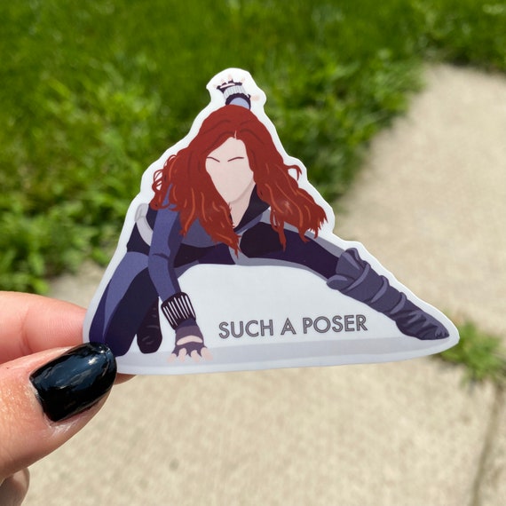 Natasha Pose Sticker Natasha Romanoff Sticker Yelena - Etsy
