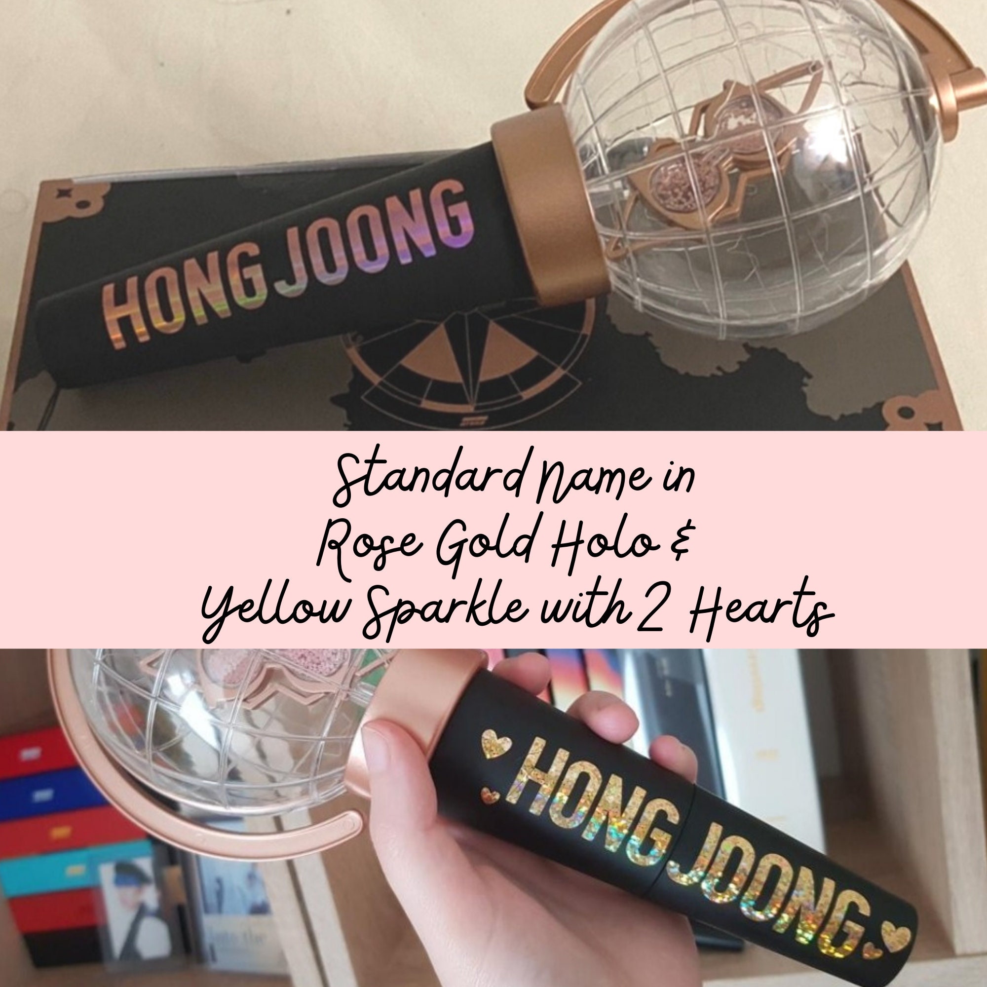 ATEEZ ATINY Hangul LIGHTSTICK Decals/light Stick Stickers / - Etsy