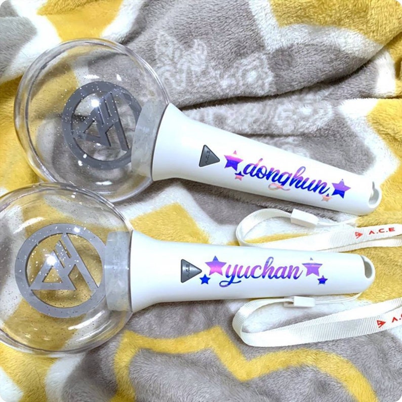 A.C.E Hangul and English Kpop LIGHTSTICK Decals / Light Stick | Etsy