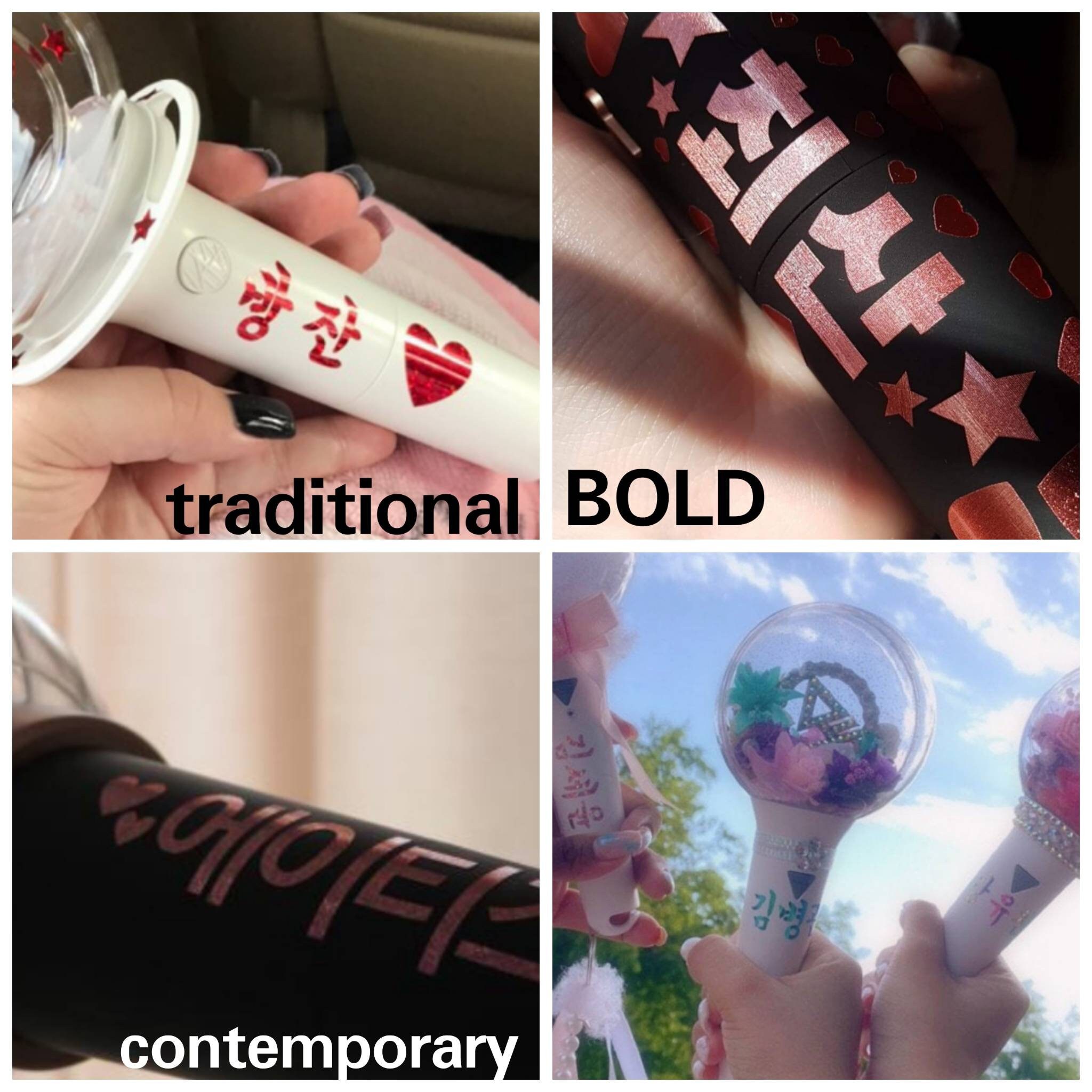 Custom Kpop LIGHTSTICK Decals/light Stick Stickers/ Custom | Etsy UK