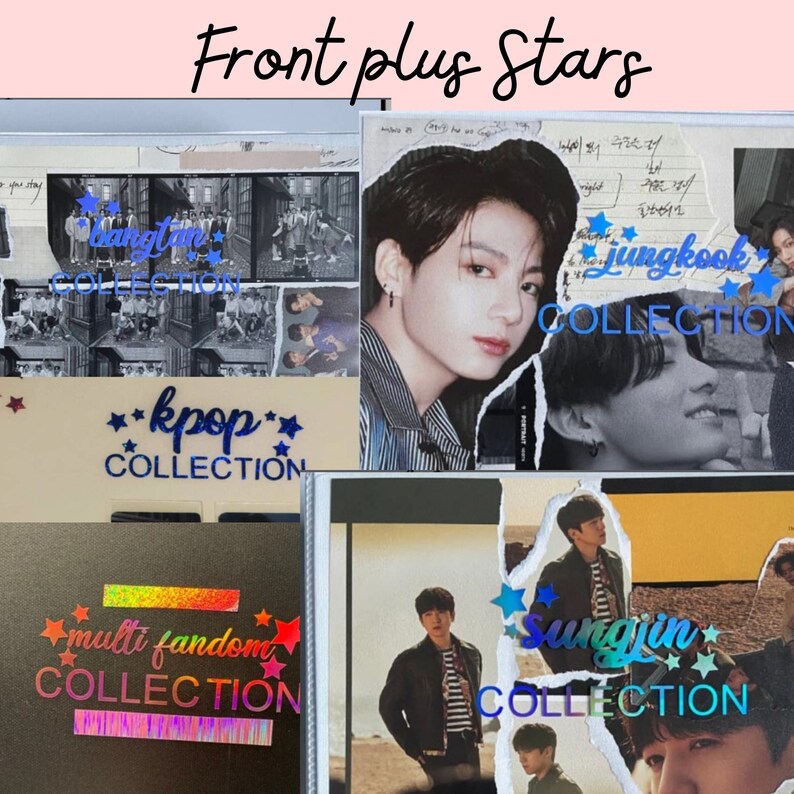 Custom Kpop Photocard Binder Decals / Stickers/ Custom Decals/ - Etsy