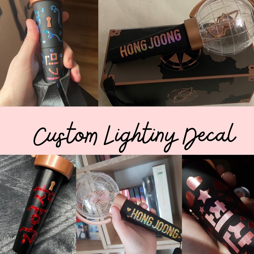 ATEEZ ATINY Hangul LIGHTSTICK Decals/light Stick Stickers / Ateez ...