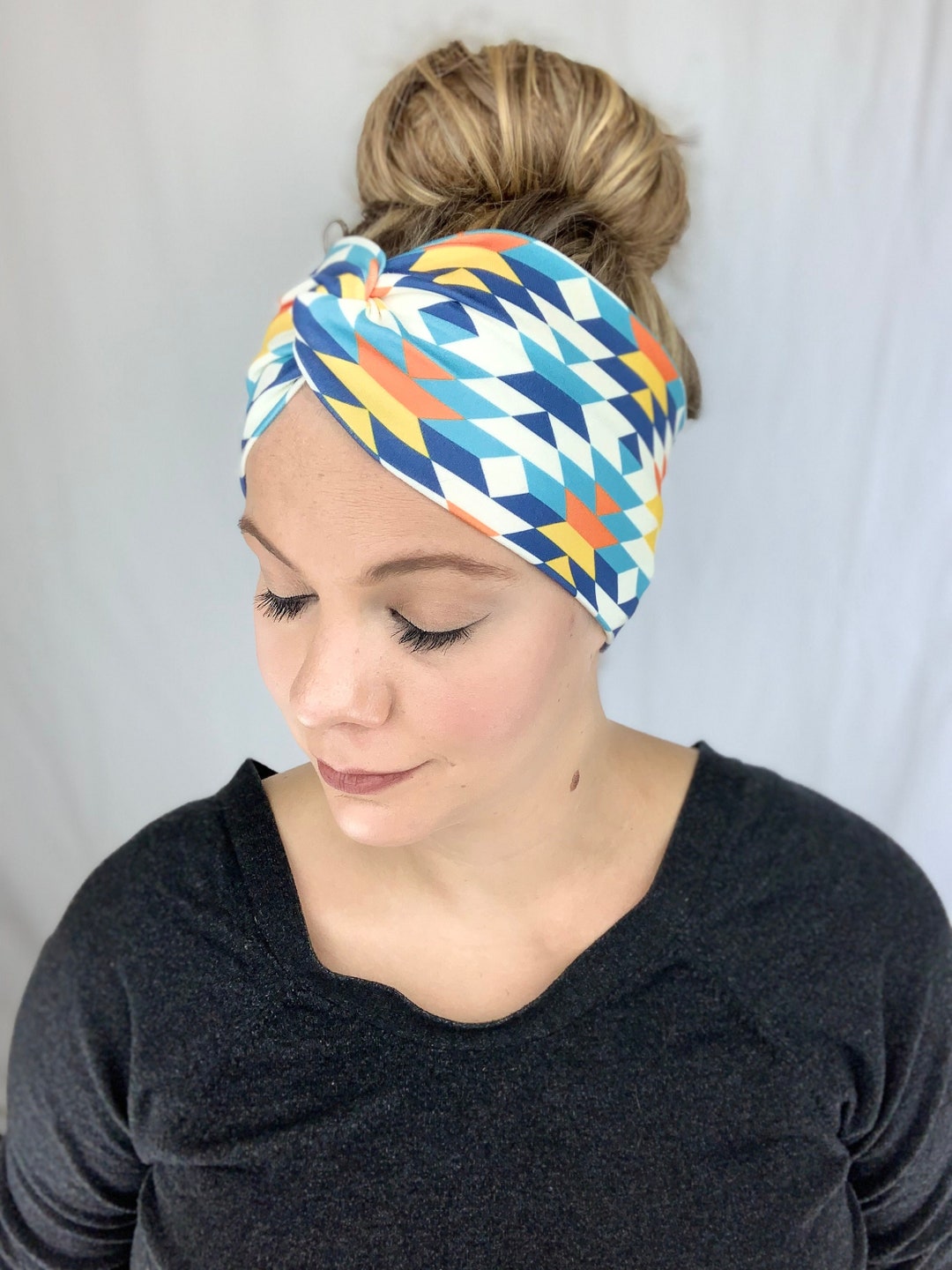 Boho Chic Wide Turban Headband Handmade Twisted Headband For Etsy