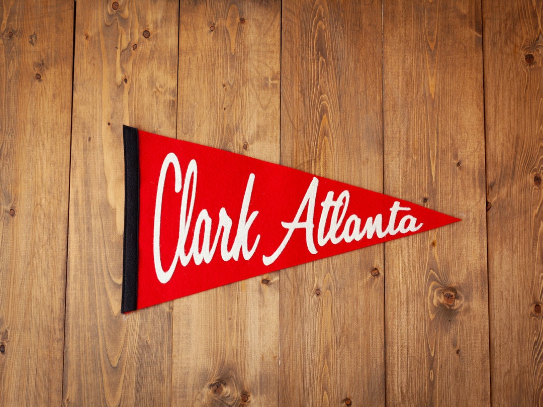 Classic Clark Atlanta (CAU) Pennant - Red - Etsy