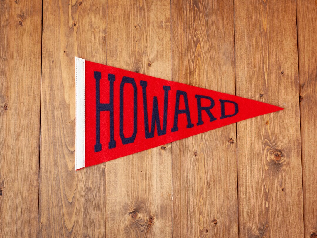 Classic Howard Pennant Red - Etsy