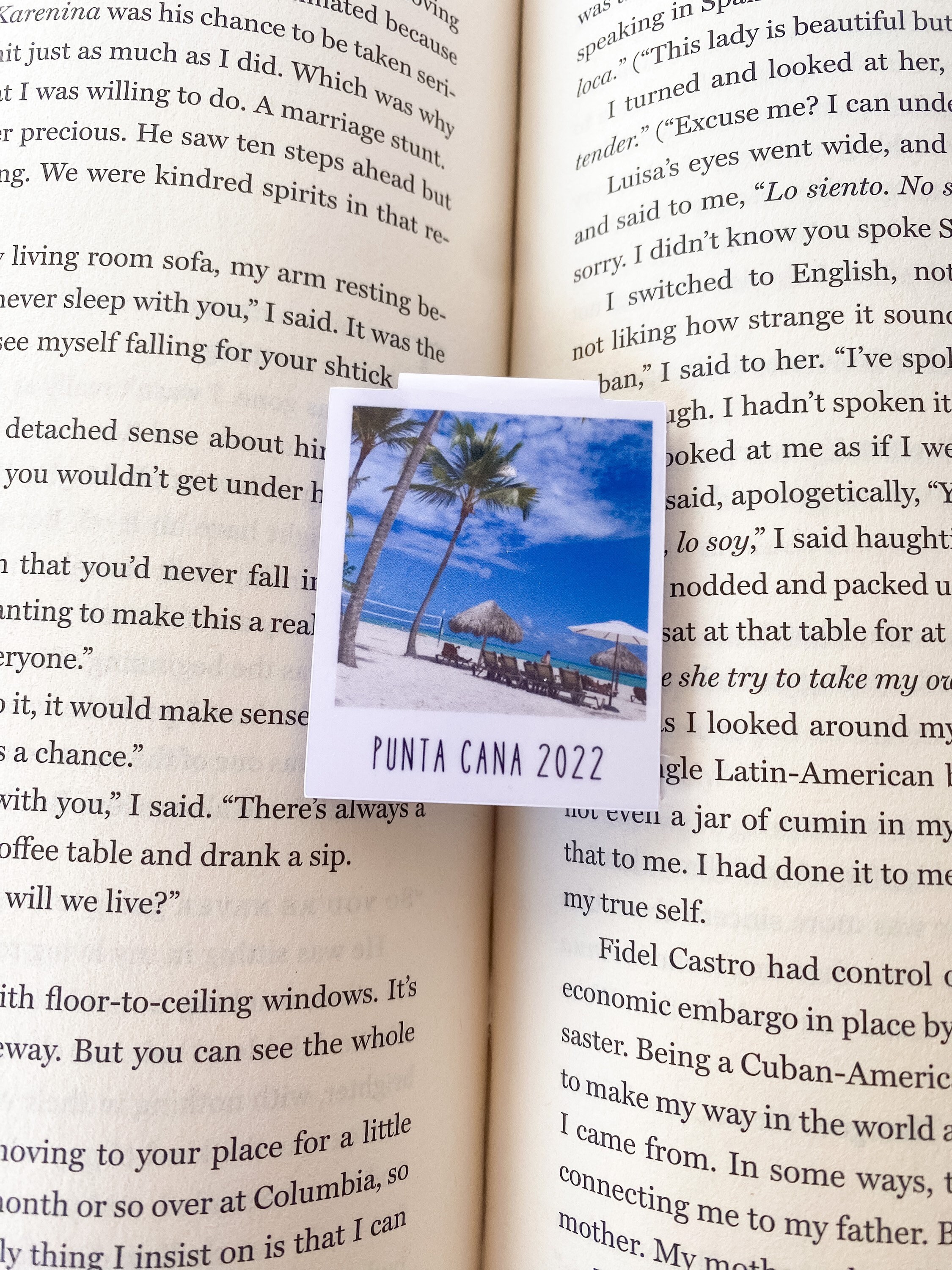 Personalized Custom Magnetic Bookmark Polaroid Photo Page Marker Book ...