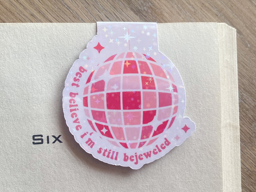 Fan Art Taylor Swift Bookmark Magnetic Bookmark Holographic Bejeweled ...