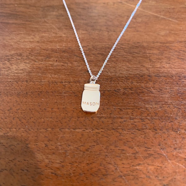 Mason Jar Pendant - Etsy