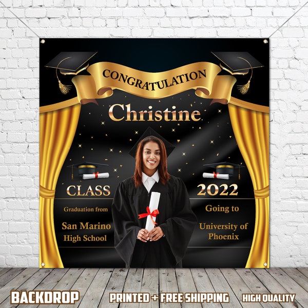 Graduation Photo Backdrop Ideas - Etsy