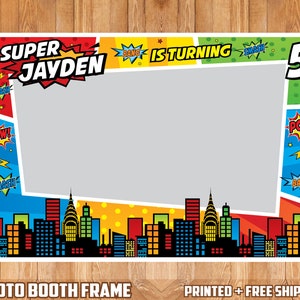 Super Hero Photo Booth Frame, Printed and Shipped - Etsy