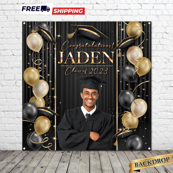 Graduation Backdrop - Etsy