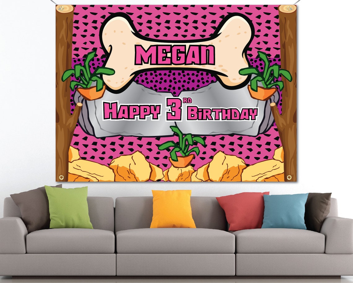Yabado Girl Birthday Backdrop - Etsy
