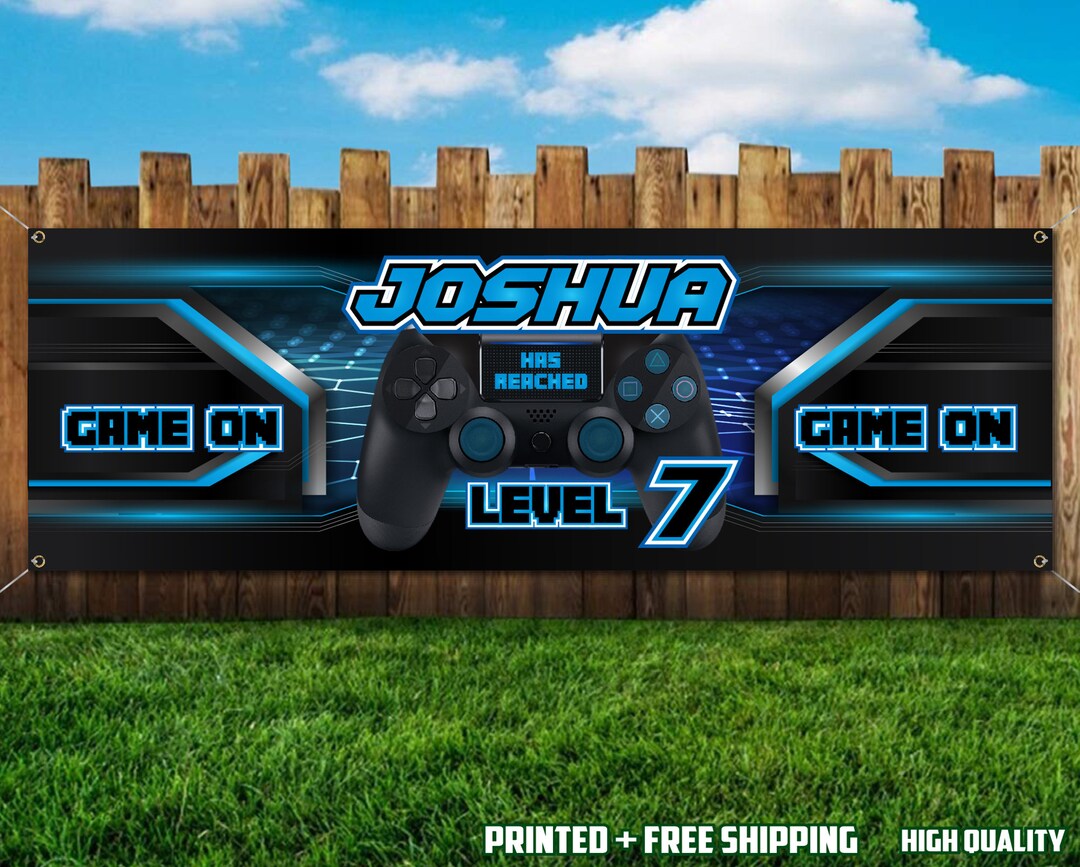 Video Game Birthday Banner - Etsy