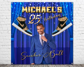 Sneaker Gala Birthday Photo Backdrop Sneaker Ball Red Carpet - Etsy