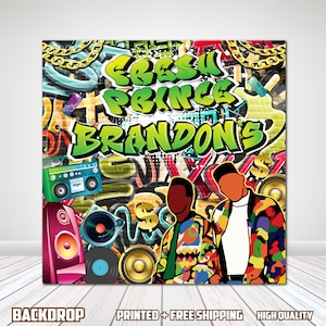 Fresh Prince Graffiti Birthday Backdrop - Etsy