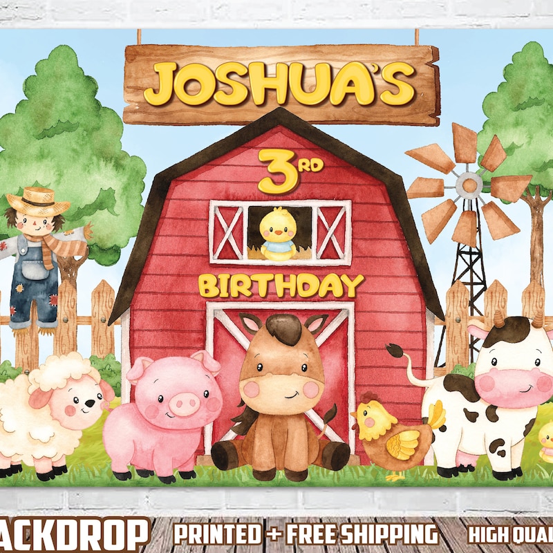 Farm Birthday - Etsy