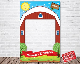 Candy Land Photo Booth Frame Digital File | Etsy