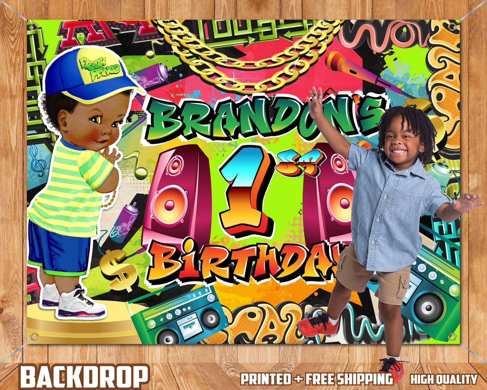 Fresh Prince Birthday Backdrop - Etsy