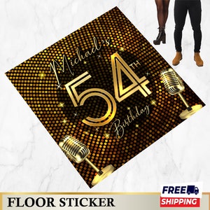 Studio 54 Disco Floor Decal Sticker - Etsy