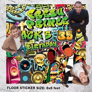 Fresh Prince Graffiti Floor Sticker - Etsy