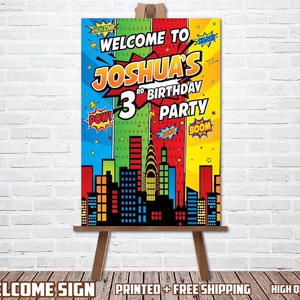 Super Hero Birthday - Etsy