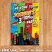 Super Hero Welcome Sign - Etsy