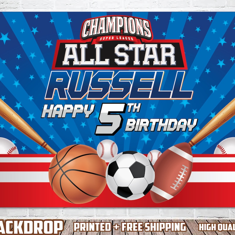 All Star Birthday - Etsy